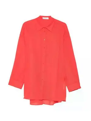 THE FRANKIE SHOP Melia Open-back Shirt