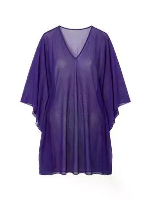 FISICO Sheer V-neck Beach Dress