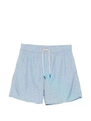 FEFÈ Printed Swim Shorts - Blue