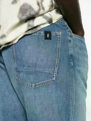 TRC Faded Effect Straight-leg Jeans