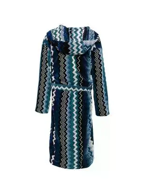 Missoni Zigzag-print Hooded Dressing Gown