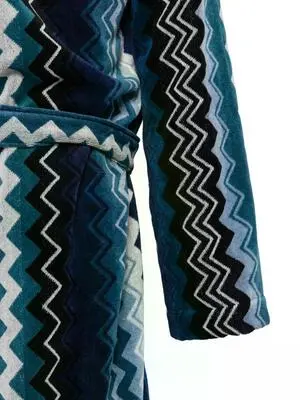 Missoni Zigzag-print Hooded Dressing Gown