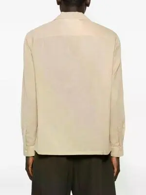 BAZISZT Palm Groove Camp-collar Shirt - Neutrals