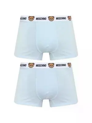 Moschino Teddy Bear Logo-waistband Boxers - Blue