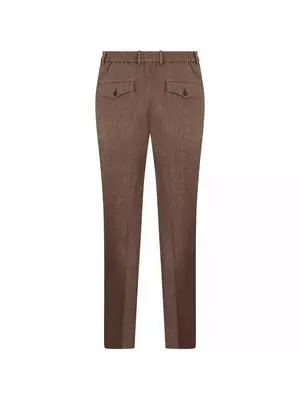 SLOWEAR Tailored Trousers With Elasticated Waistband