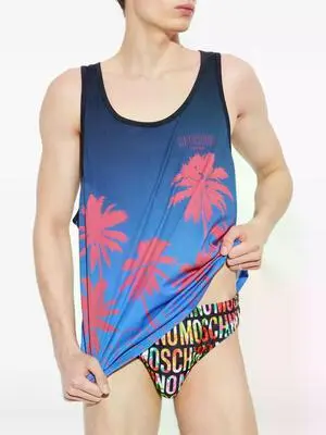 Moschino Printed Tank Top