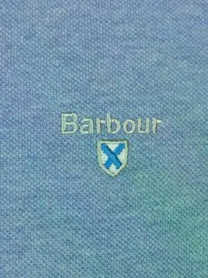 Barbour Tartan Piqué Polo Shirt - Blue
