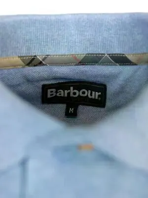 Barbour Tartan Piqué Polo Shirt - Blue
