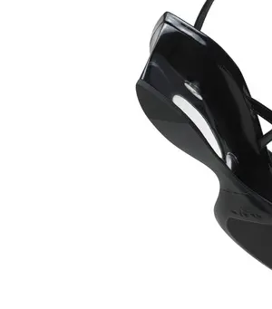 Alaïa Tongs Wedge Sandals - Clear