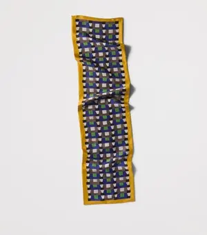 Miu Miu Silk Printed Scarf