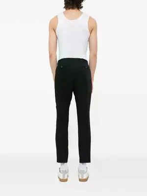 LANVIN Cropped Trousers With Reflective Stripe Detail