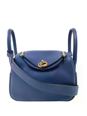 Hermès Mini Lindy Shoulder Bag - Blue