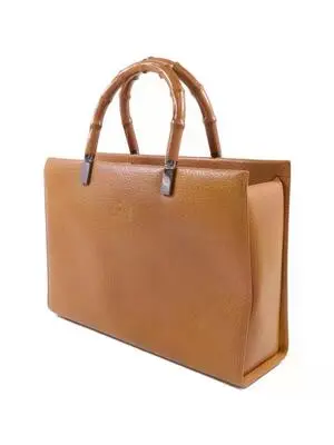 Gucci Bamboo Top-handle Tote Bag - Brown