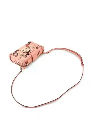 LOUIS VUITTON Petite Malle Épi Leather Chain-flower Cross Body Bag - Pink