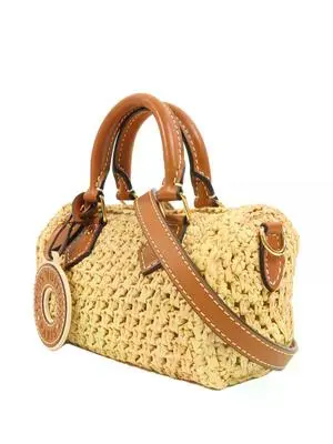 LOUIS VUITTON Nano Speedy Raffia Shoulder Bag