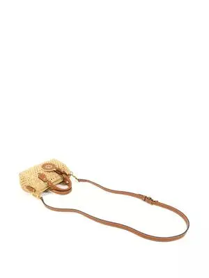 LOUIS VUITTON Nano Speedy Raffia Shoulder Bag