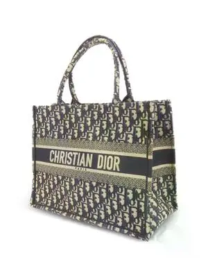 Dior Medium Book Tote Bag - Blue