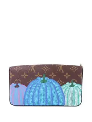 LOUIS VUITTON Felicie Pochette Monogram Tote Bag - Brown