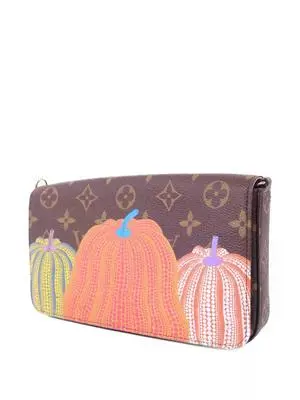 LOUIS VUITTON Felicie Pochette Monogram Tote Bag - Brown