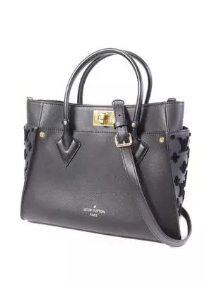 LOUIS VUITTON Monogram Side Panel Tote Bag - Black