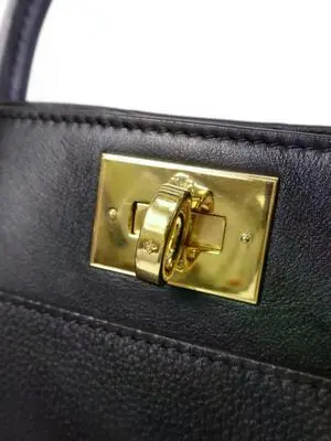 LOUIS VUITTON Monogram Side Panel Tote Bag - Black
