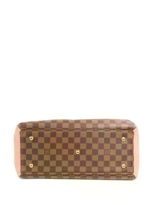 LOUIS VUITTON Normandy Damier Ebene Canvas Tote Bag - Brown