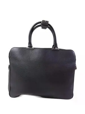 LOUIS VUITTON Armand Pebbled Leather Briefcase