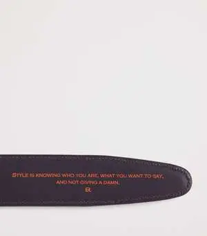 ELLIOT RHODES Jolson Leather Belt