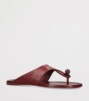 Loewe Leather Toggle Sandals