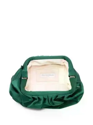 Antonelli Firenze Ruched Satin Clutch Bag