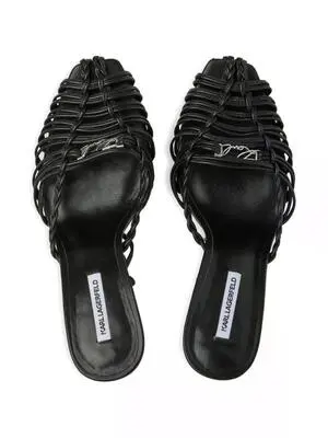 Karl Lagerfeld Debutante Leather Sandals