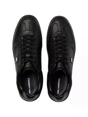 Karl Lagerfeld Ikon Nft Patch Leather Lace-up Sneakers