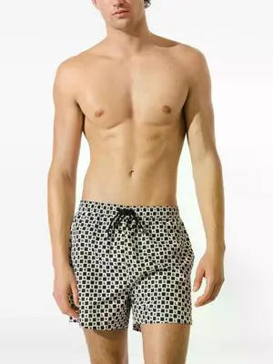 Karl Lagerfeld Checkerboard Swim Shorts