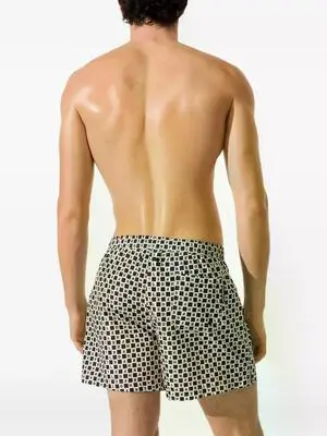 Karl Lagerfeld Checkerboard Swim Shorts