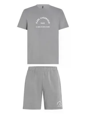 Karl Lagerfeld Logo-print Pajamas - Grey