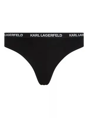Karl Lagerfeld Logo-band Thong