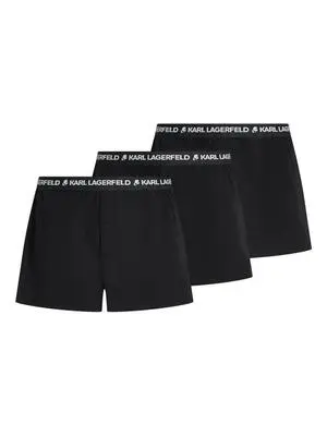 Karl Lagerfeld Logo-waistband Boxers