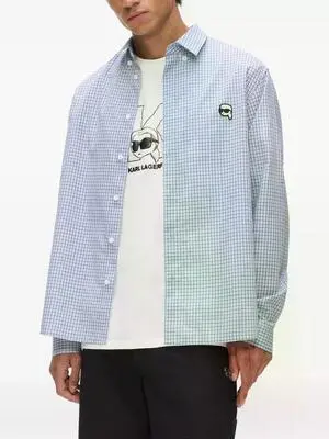 Karl Lagerfeld Ikon Checked Shirt