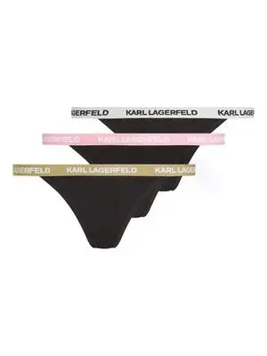 Karl Lagerfeld Logo-detailing Briefs - Black