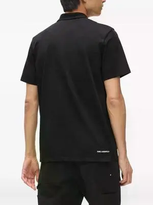Karl Lagerfeld Ikon Polo Shirt - Black