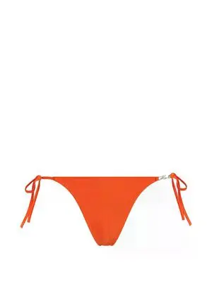 Karl Lagerfeld Logo Plaque Bikini Briefs - Orange