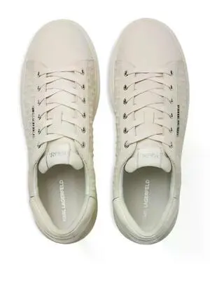 Karl Lagerfeld Kapri Monogram Embossed Sneakers - Neutrals