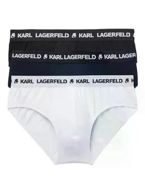 Karl Lagerfeld Logo Briefs - Blue