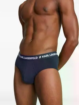 Karl Lagerfeld Logo Briefs - Blue