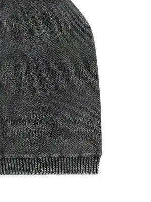 Karl Lagerfeld Logo Patch Beanie Hat
