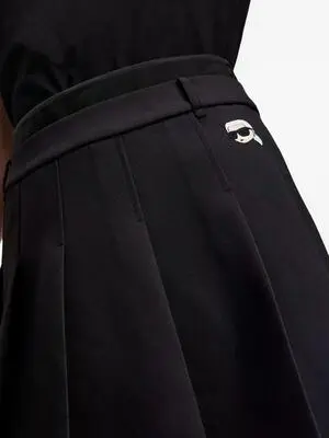 Karl Lagerfeld Ikon Pleated Mini Skirt