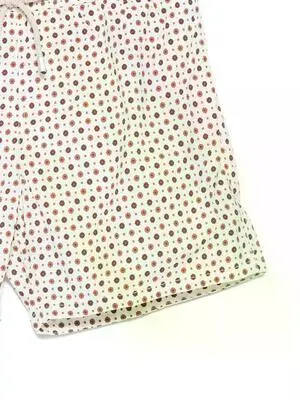 MC2 SAINT BARTH Printed Drawstring Swim Shorts - Neutrals