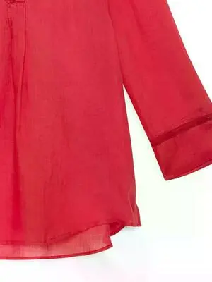 Malìparmi Tunic With Zig-zag Stitch Detail