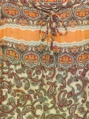 Malìparmi Paisley Mini Dress - Neutrals