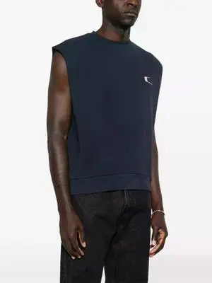Carrera Eyewear Logo Print Crew Neck Vest